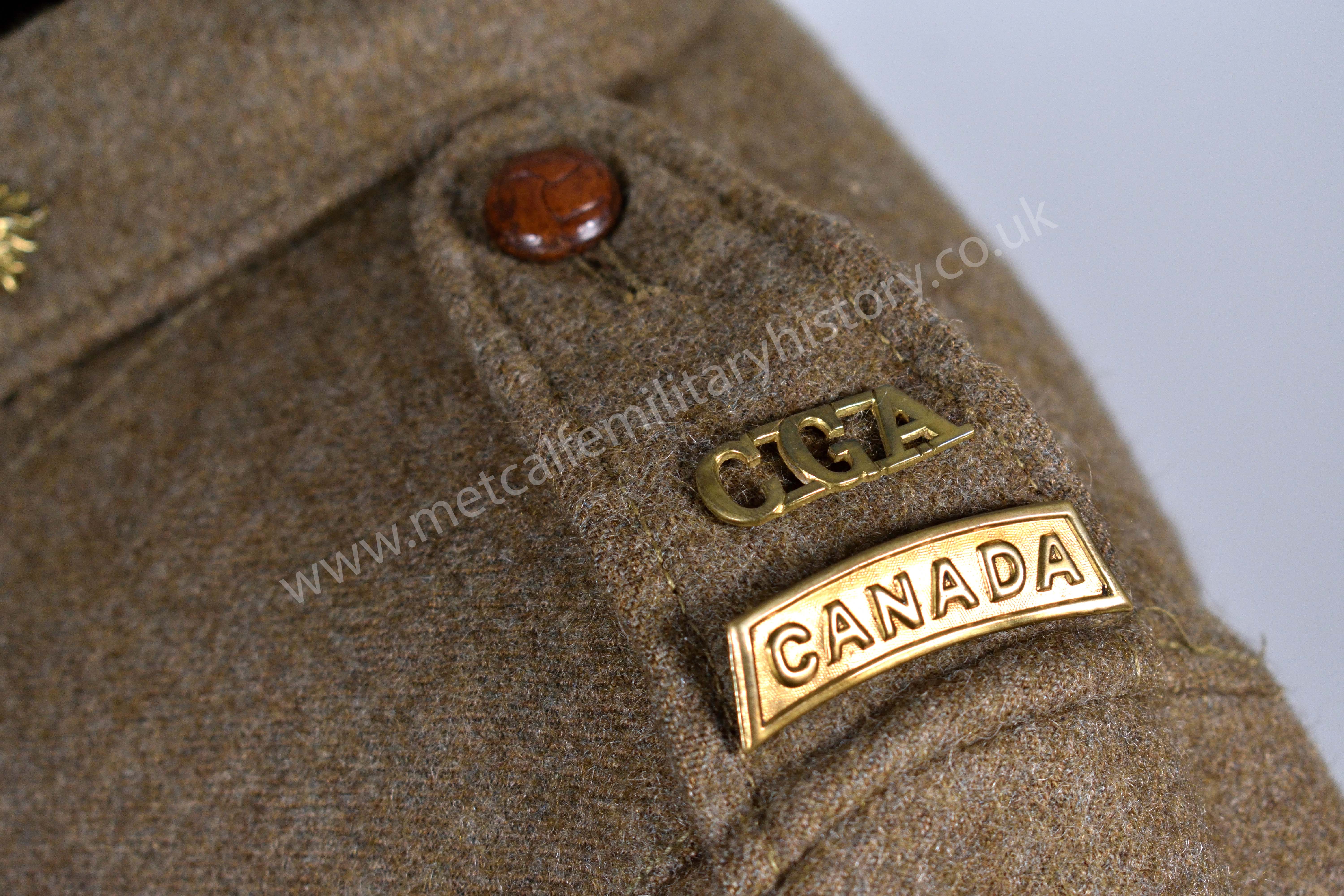 Service Dress Jacket in Canadian Service – Metcalfe Military History